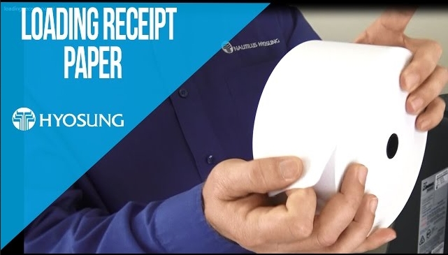 How to load receipt paper | Ocean ATM
