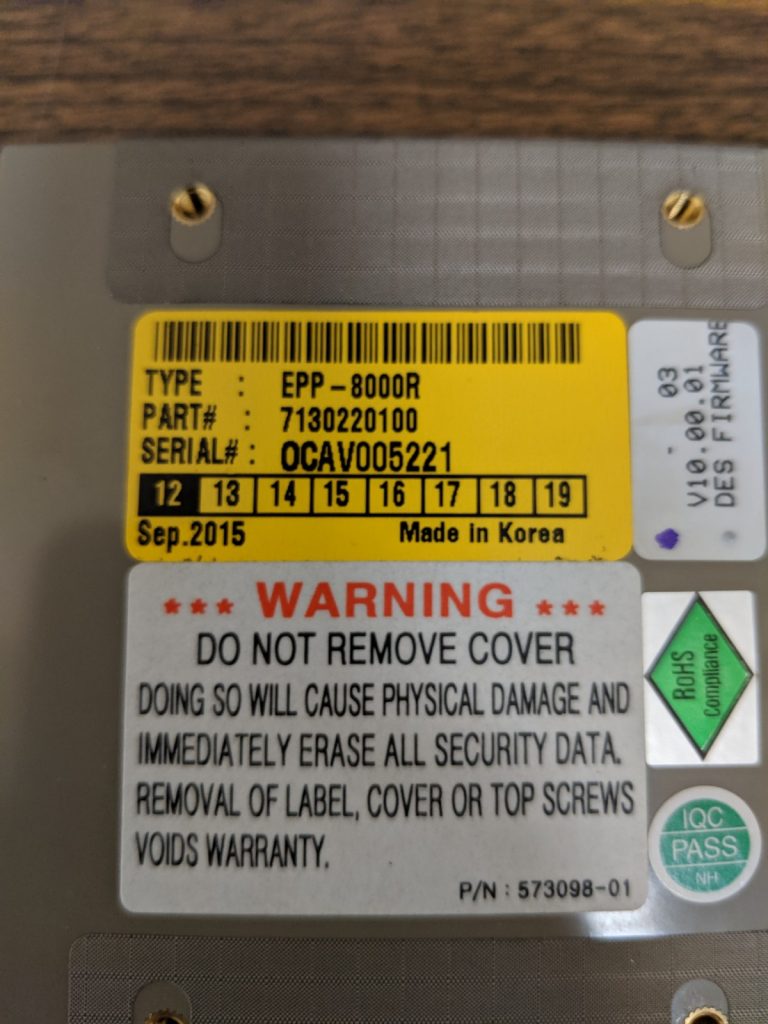 Nautilus Hyosung PCI 3.0 EPP ATM 8000R Keypad – 5100T, MX5300 & More ...