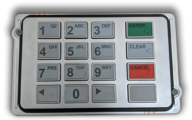 8000r keypad | Ocean ATM